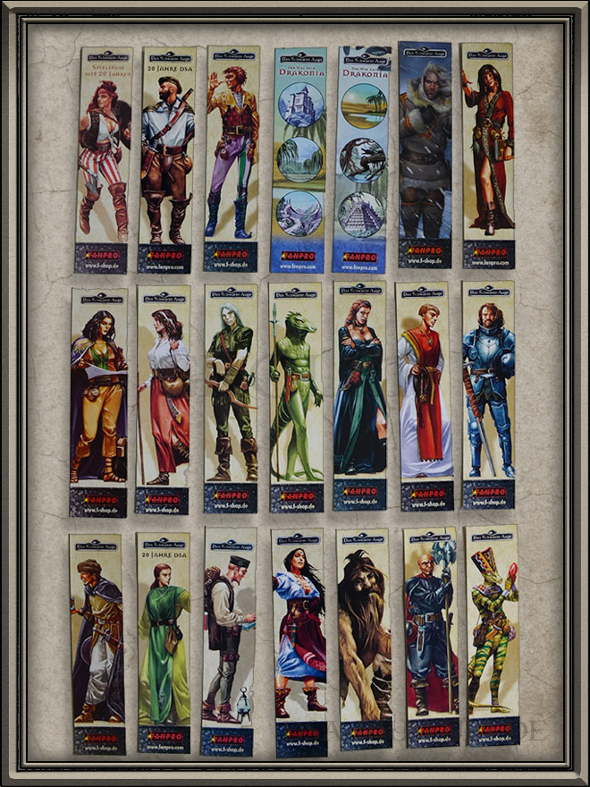 Fanpro DSA-Lesezeichen Sammlung - DSA-Museum