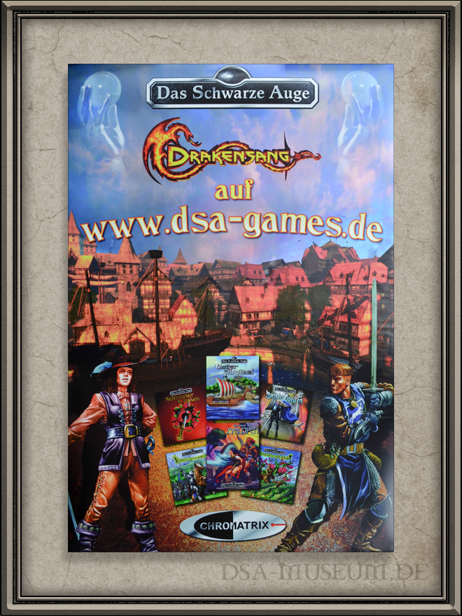 Chromatrix-Werbeposter zu den Drakensang DSA-Mobile Abenteuern - DSA-Museum