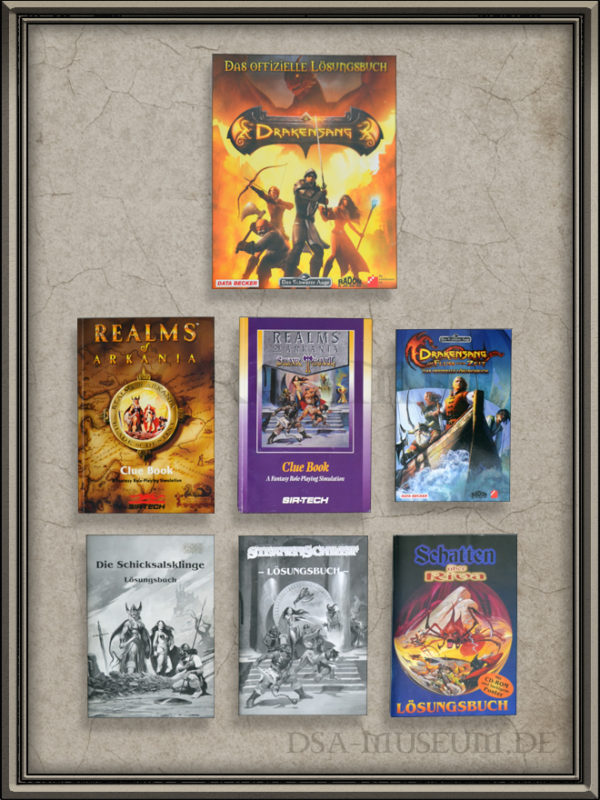 Computerspiele Lösungsbücher - DSA-Museum