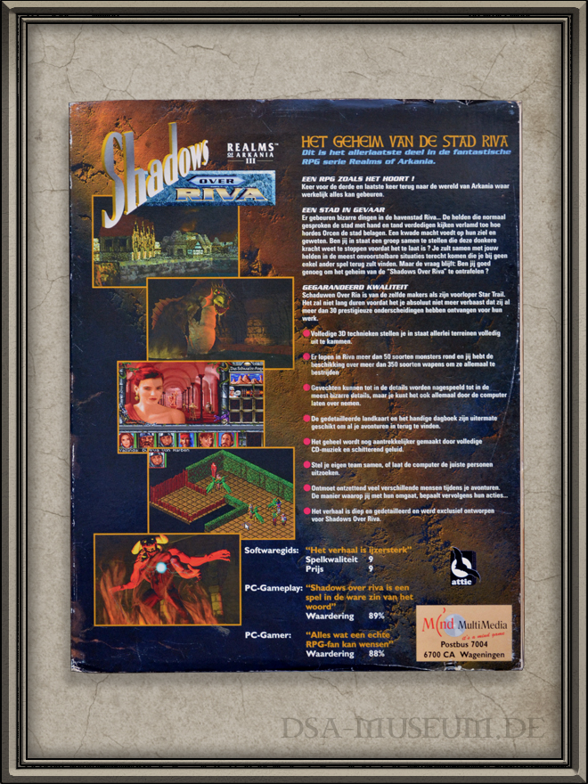 Shadows over Riva – Niederländische Version - DSA-Museum