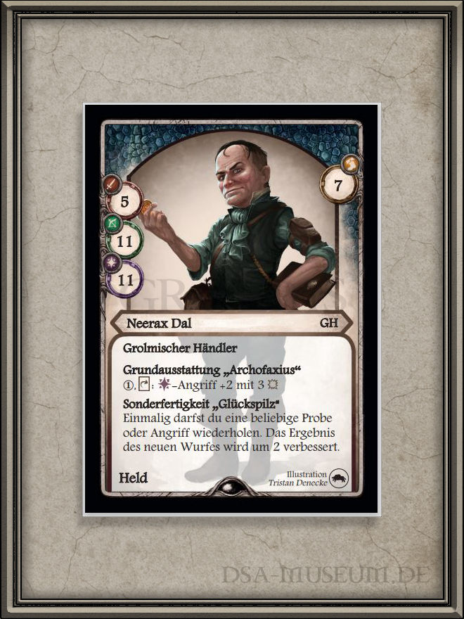 Unveröffentlichte Westfalia Miniatur Aventuria Grolm - DSA-Museum